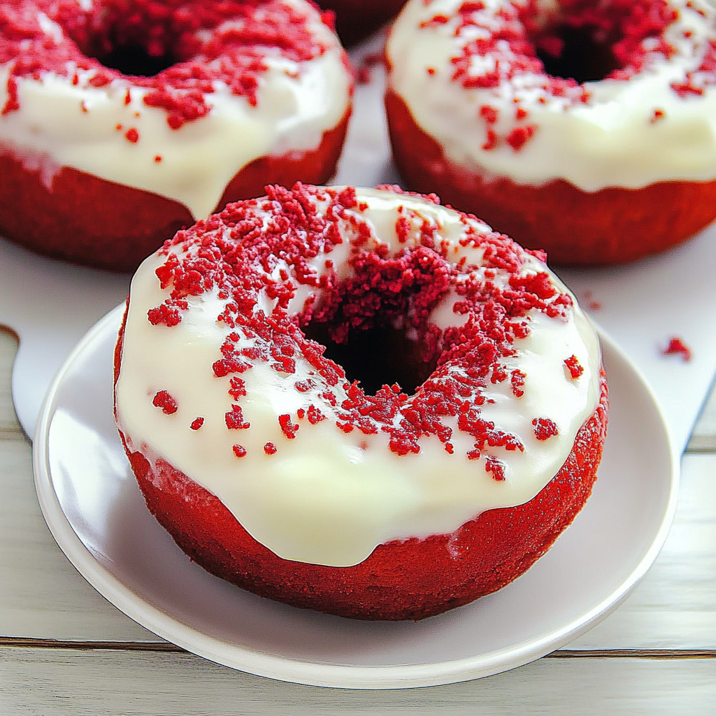 Irresistible Red Velvet Donuts