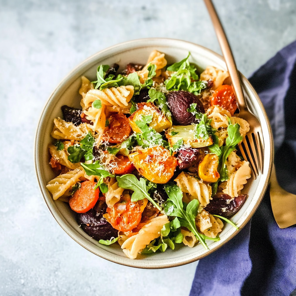 Roasted Winter Vegetable Pasta
